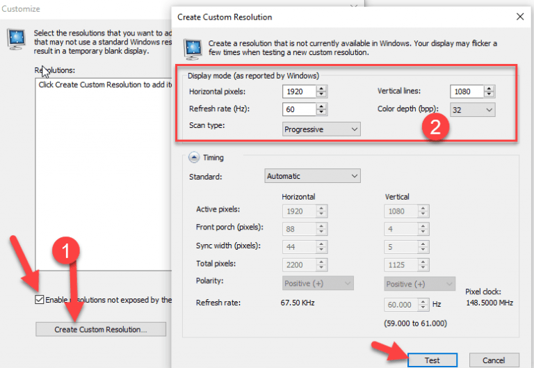 How To Get Custom Screen Resolutions In Windows 10 Sysprobs 1326