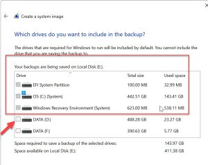 How to Take Full Backup of Windows 11 to External Hard drive - Sysprobs