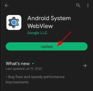 Android System Webview Won’t Update? Here Are 5 Ways To Fix It - Sysprobs