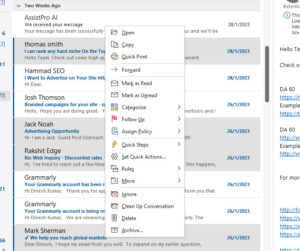 How To Select Multiple Emails in Outlook - Optimize Efficiency - Sysprobs
